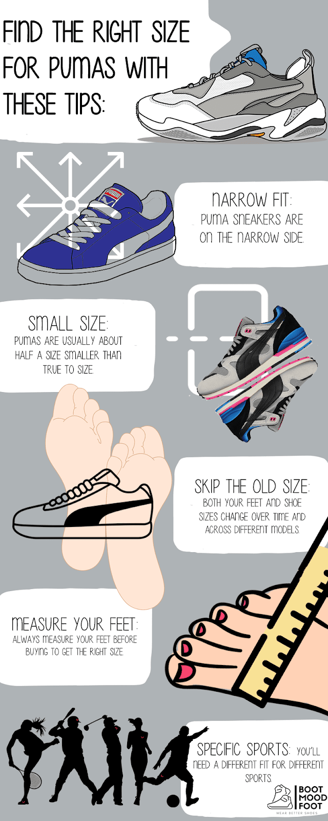 Puma Shoe Sizing Chart - Find the Right Fit for Your Kicks